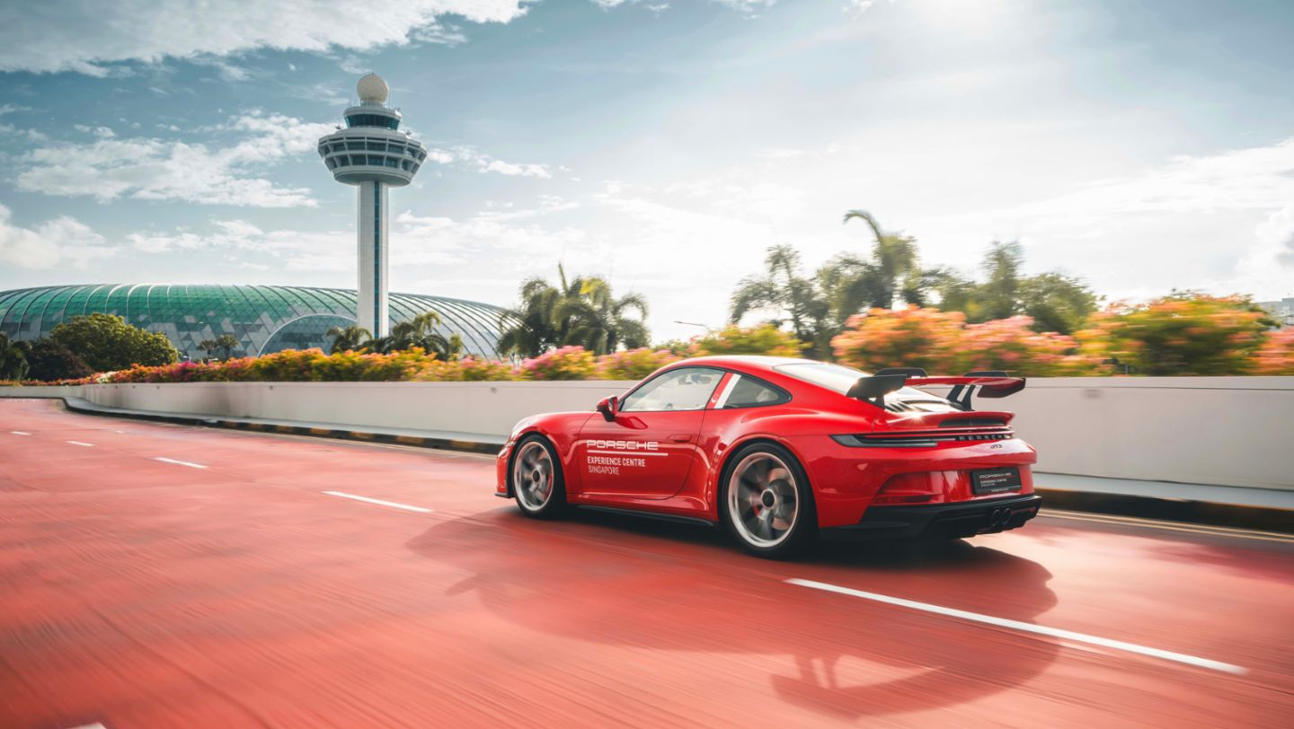 Porsche announces the first regional Porsche Experience Centre, set to open in Singapore in 2027 ...